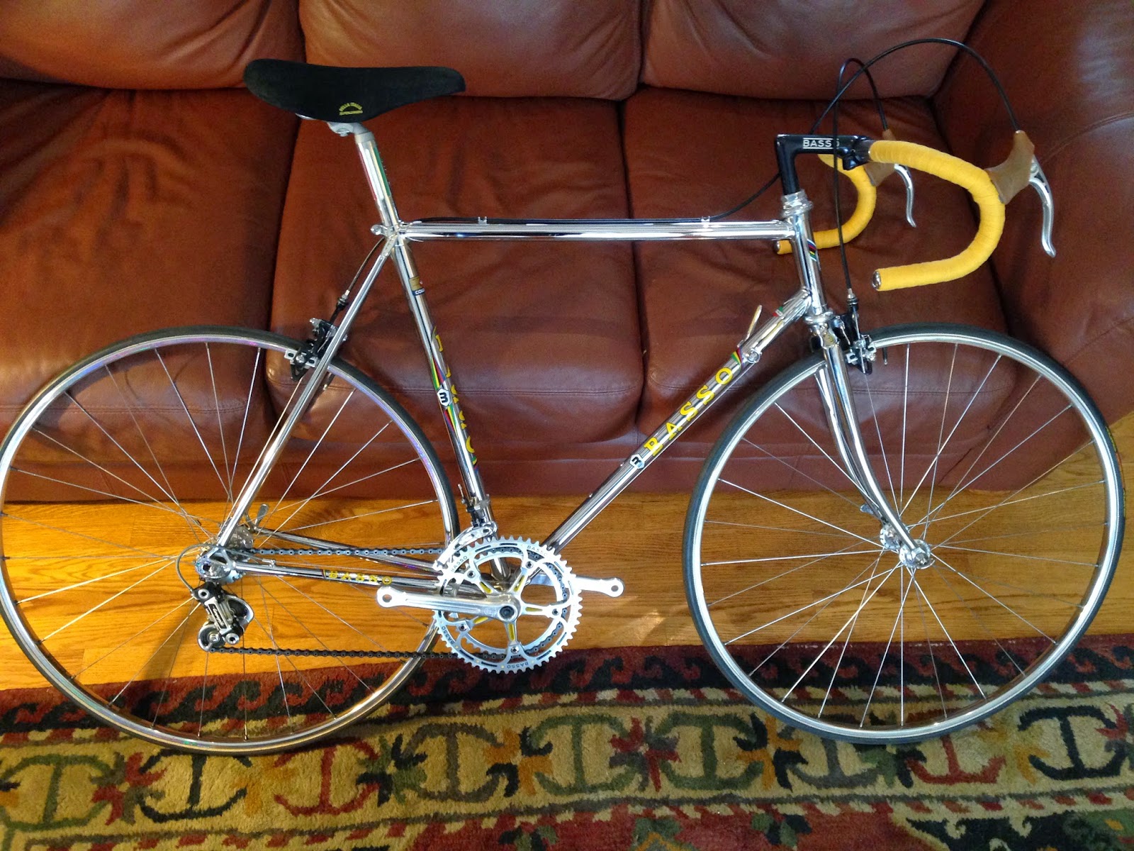 Velo Classics: Basso Gap 1981 - All Chrome, Fully Pantographed Weight ...
